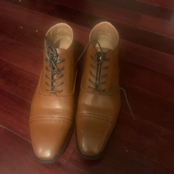 parrazo | Shoes | Parrazo Mens Dress Boots Lace Up Cognac Brown ...